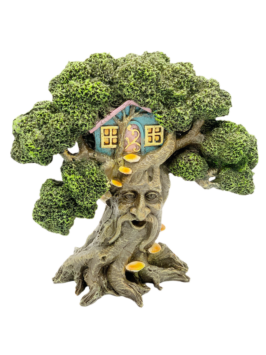 Tree with face and treehouse – Marshall's Miniatures