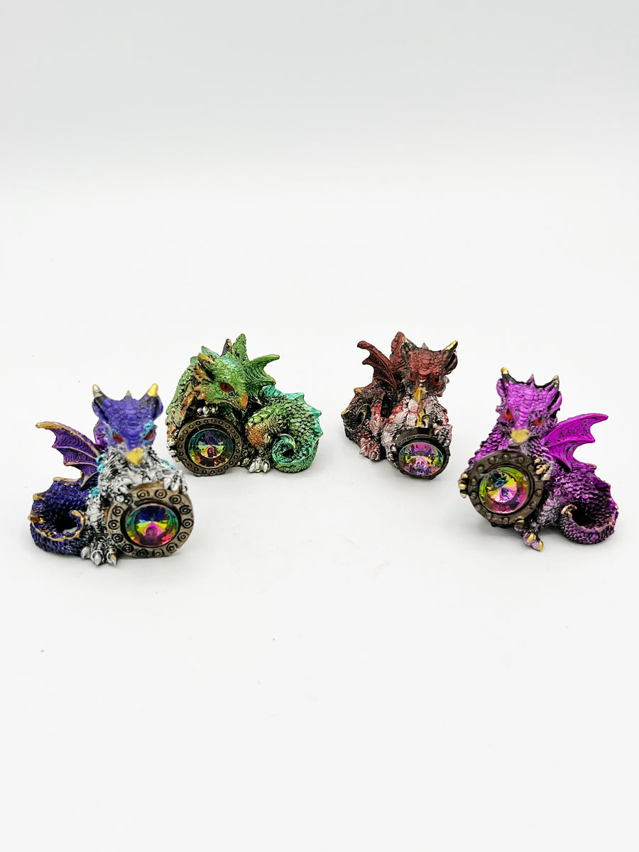 Dragon holding gem – Marshall's Miniatures